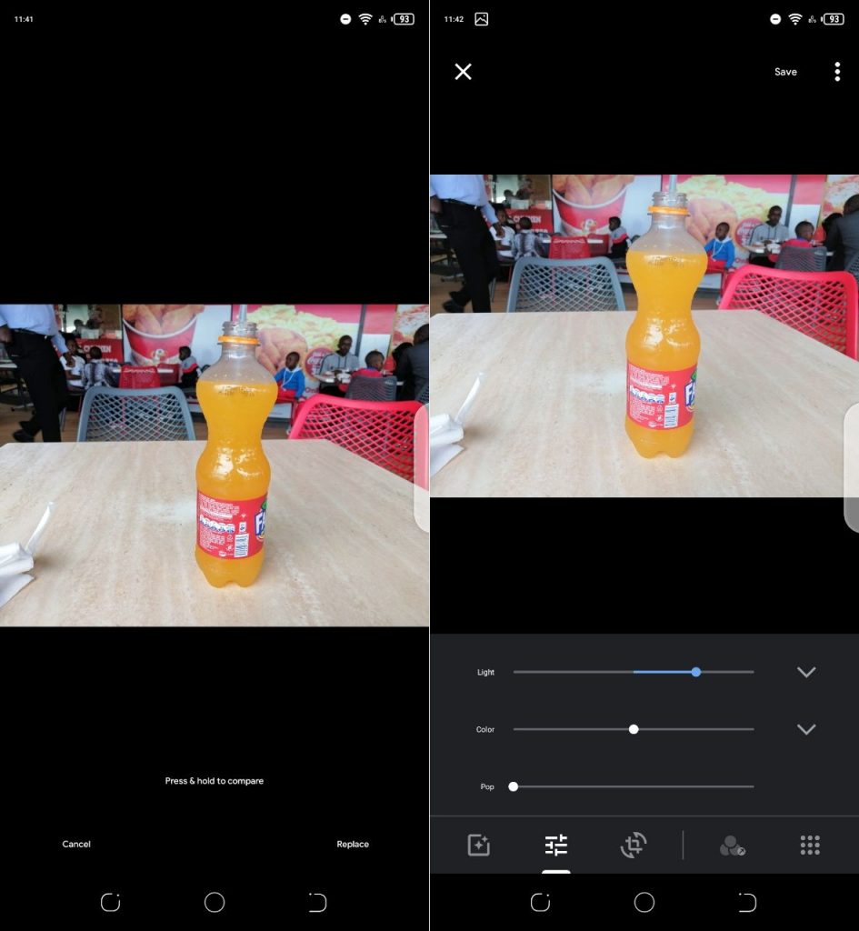 Comparison Between Google Photos and Gallery Go