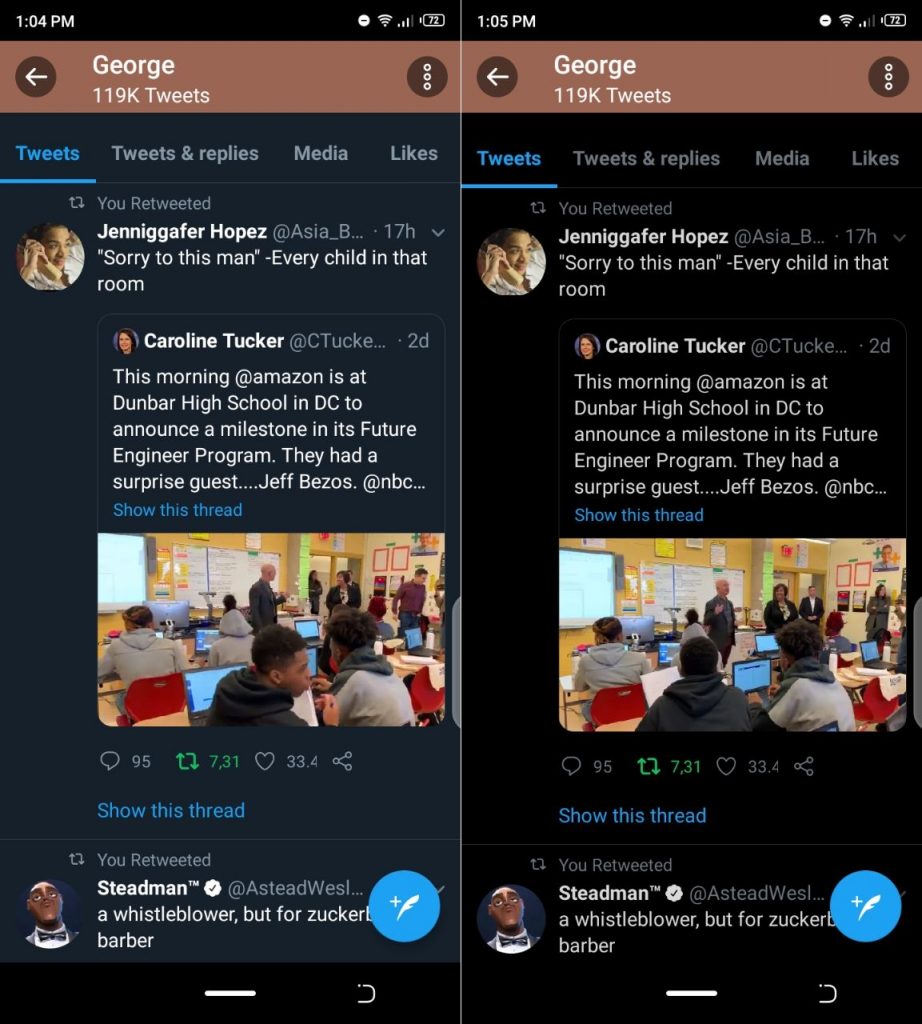 How to Enable Lights out Dark Mode in the Twitter App for Android