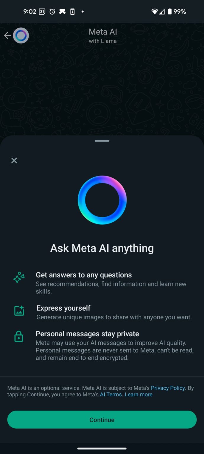 Meta AI Chatbot Now Available on WhatsApp