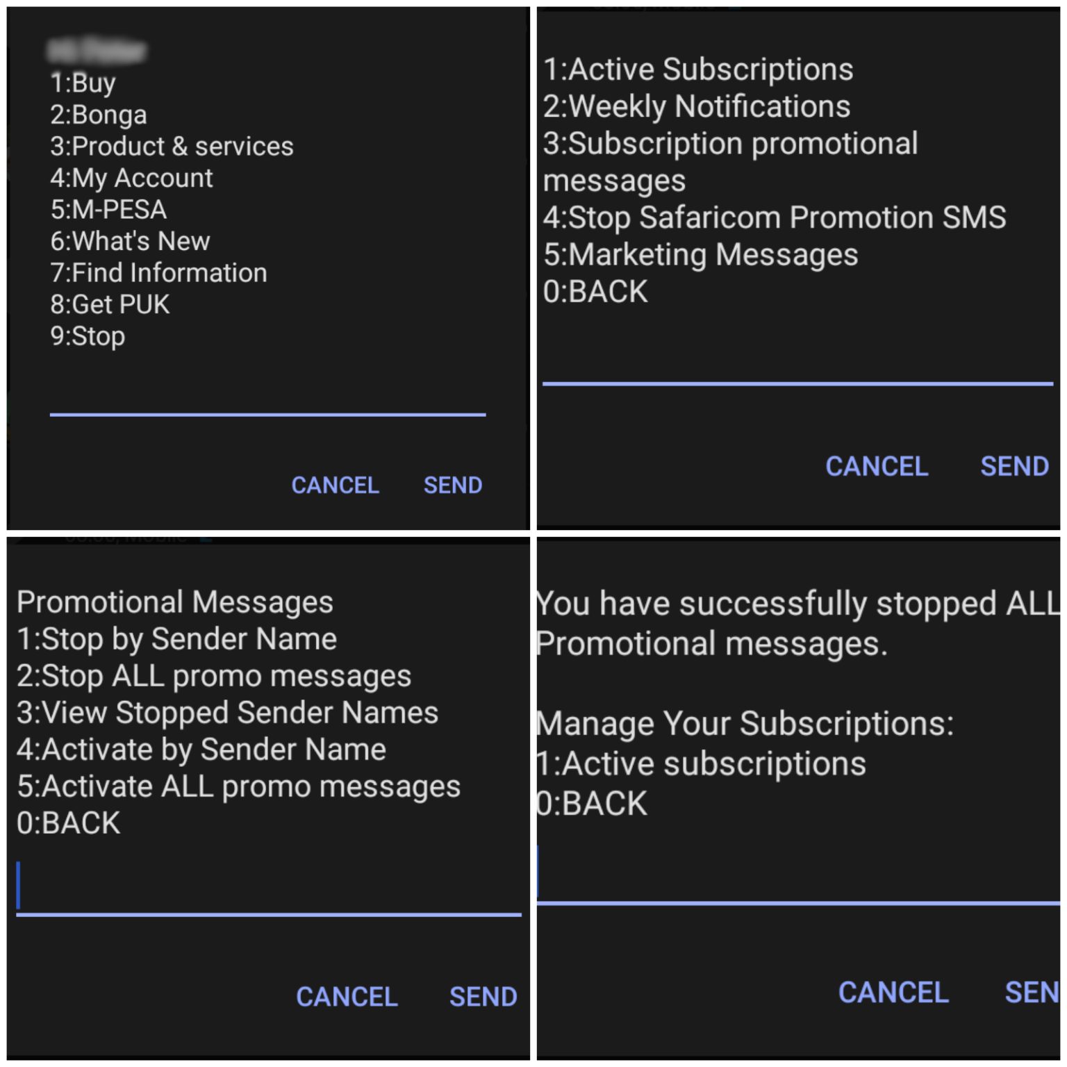 How to Stop All Promotional Messages on Your Safaricom Line