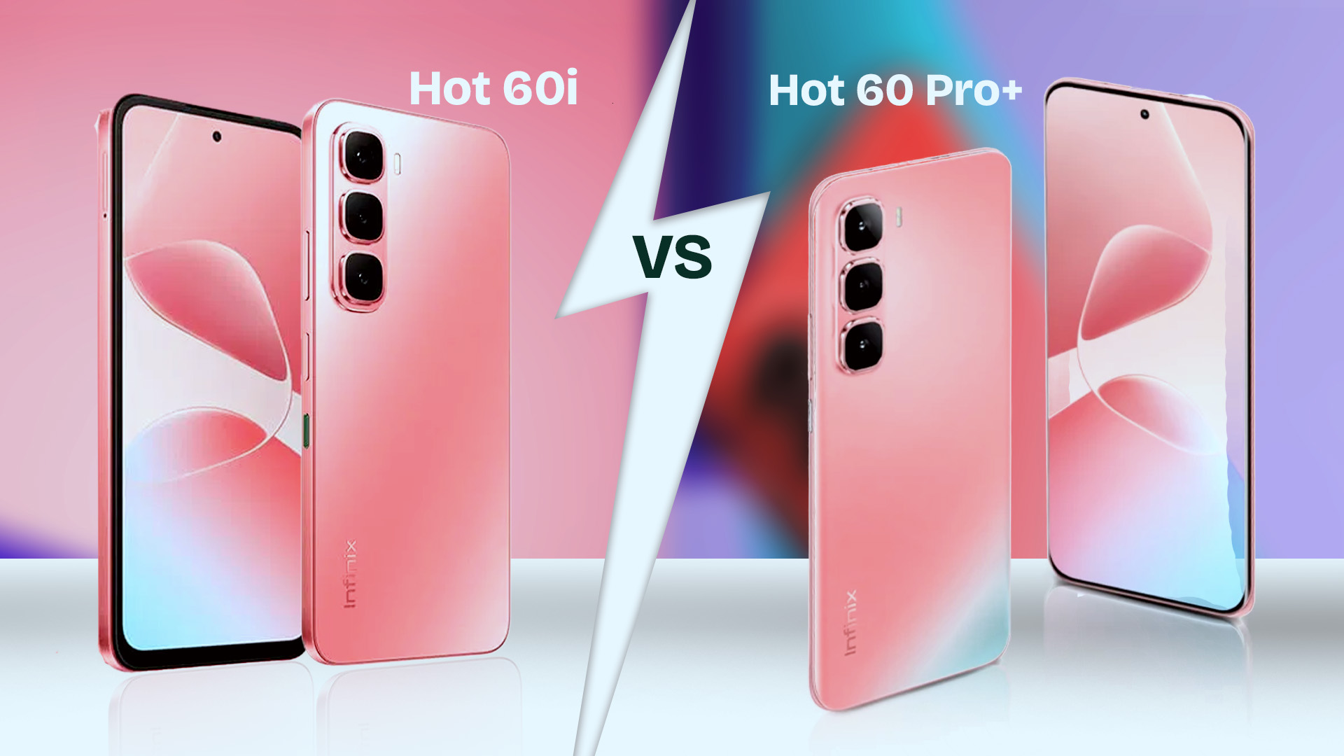 Infinix Hot 60 Pro+ vs Infinix Hot 60i: Comparison Review