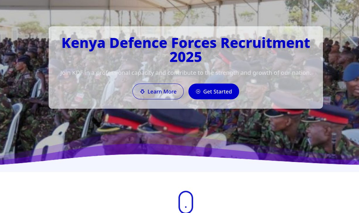 KDF Recruitment 2025: How to Apply for Kenya Defence Forces Jobs