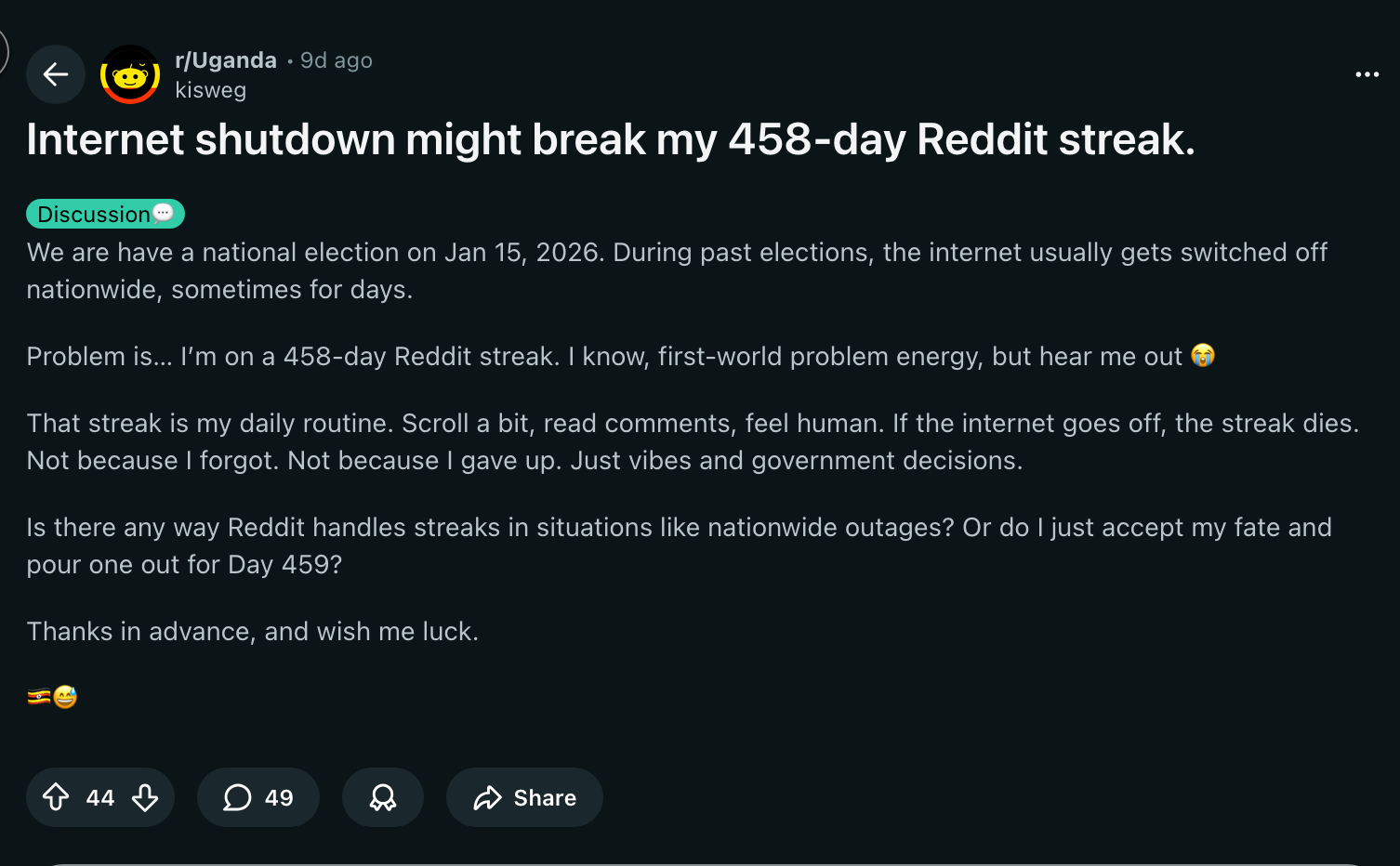 BitChat Tops App Charts in Uganda After Internet Shutdown