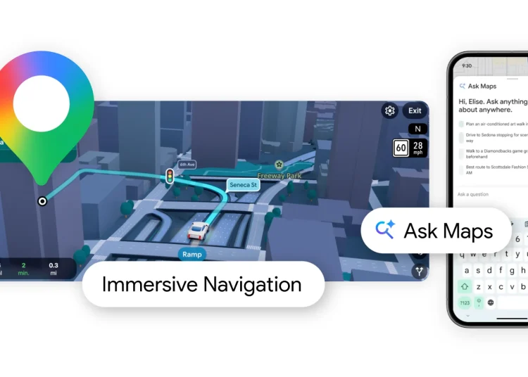 Google Maps Adds AI-Powered Search and 3D Navigation