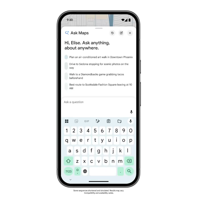 Google Maps Adds AI-Powered Search and 3D Navigation