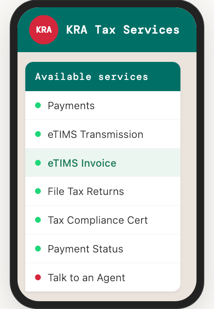 How to Generate an eTIMS Invoice Using KRA's WhatsApp Service